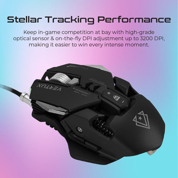 Gaming Optimized Precision Wired Mouse – Vertux Gaming