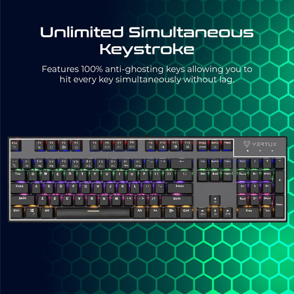 Advance Performance Mechanical Keyboard – Vertux Gaming
