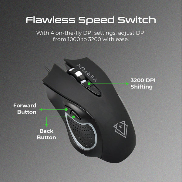 Ergonomic Gaming Keyboard & Mouse with Programable Macro Keys – Vertux ...